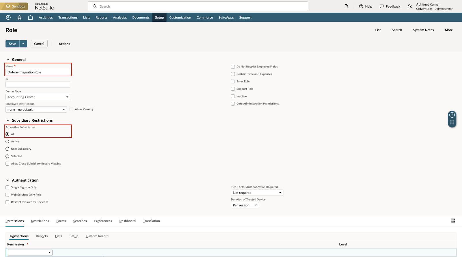 NetSuite Authentication & Configuration Steps – Ordway Support Portal