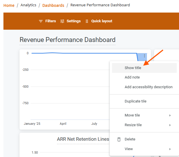 Manage Dashboard Tiles – Ordway Support Portal